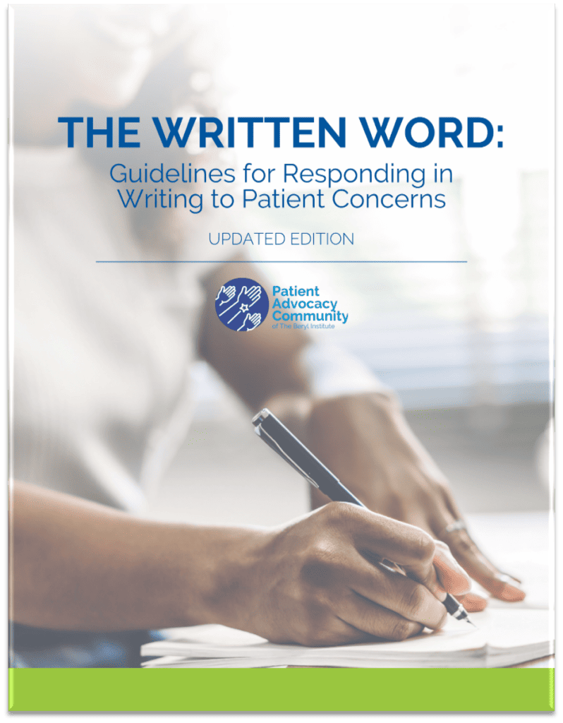 The Written Word - The Beryl Institute